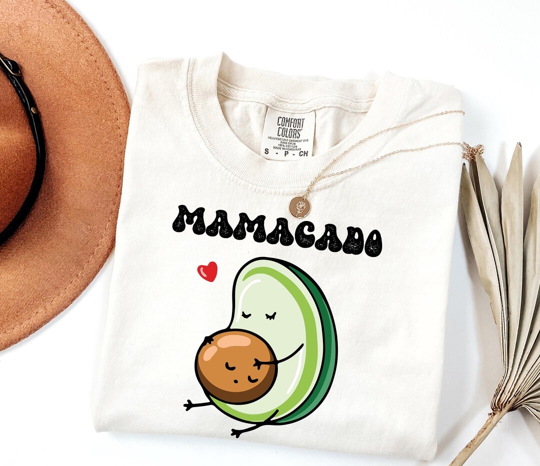 Comfort Colors Mamacado Shirt, Cute Avocado Mom Tee, Pregnancy ...