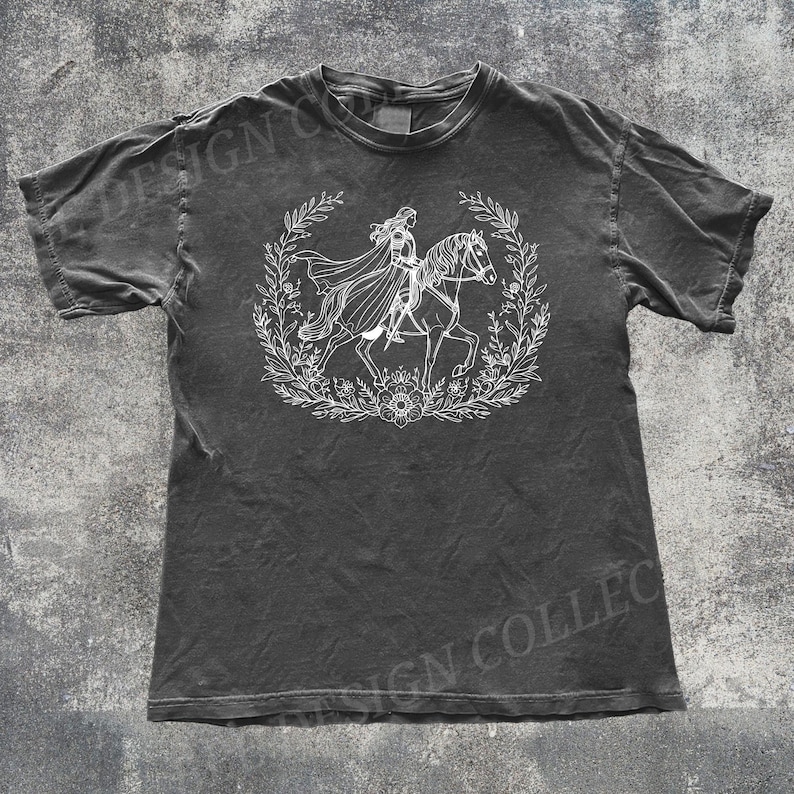 Vintage Floral Knightcore T-shirt: Medieval Warrior Tee - Etsy