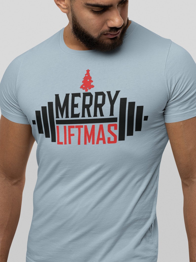Merry Liftmas Shirt, Christmas Weightlifting Shirt, Xmas Shirt, Team ...