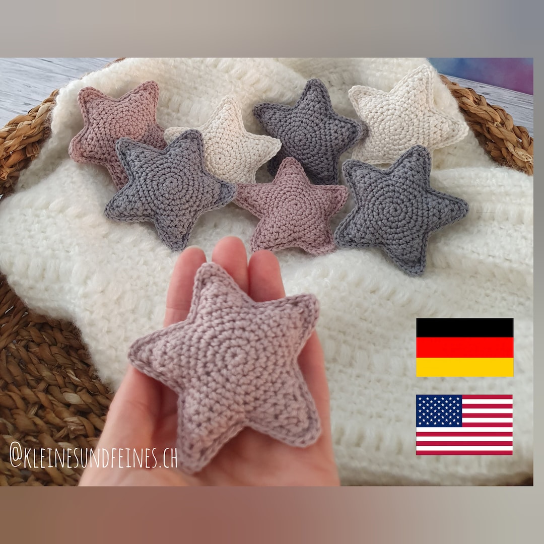 Crochet Pattern Little Star german/ Crochet Pattern Little - Etsy