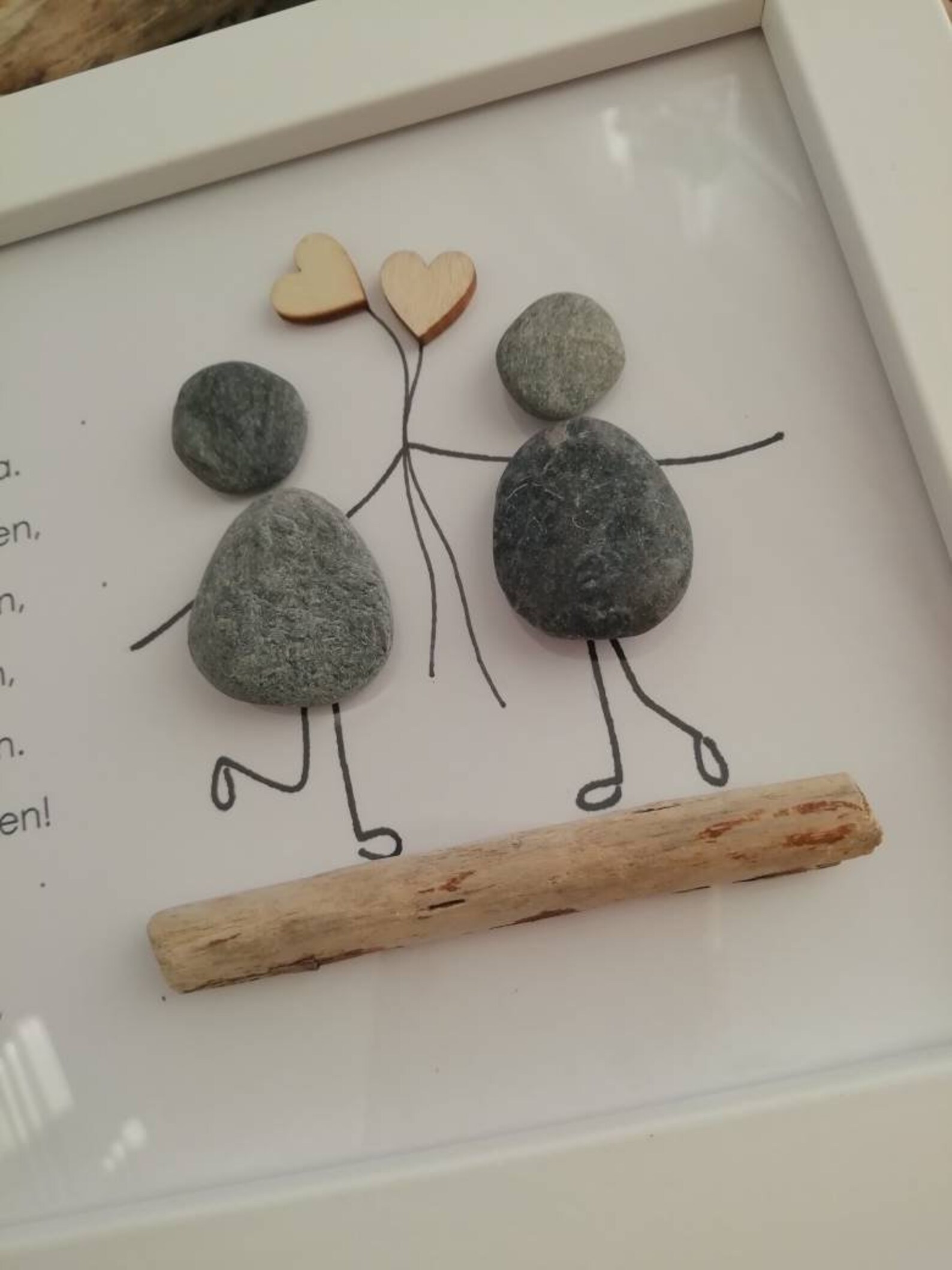 Steinbild Geschenk Schwestern Freundinnen personalisiert - Etsy.de