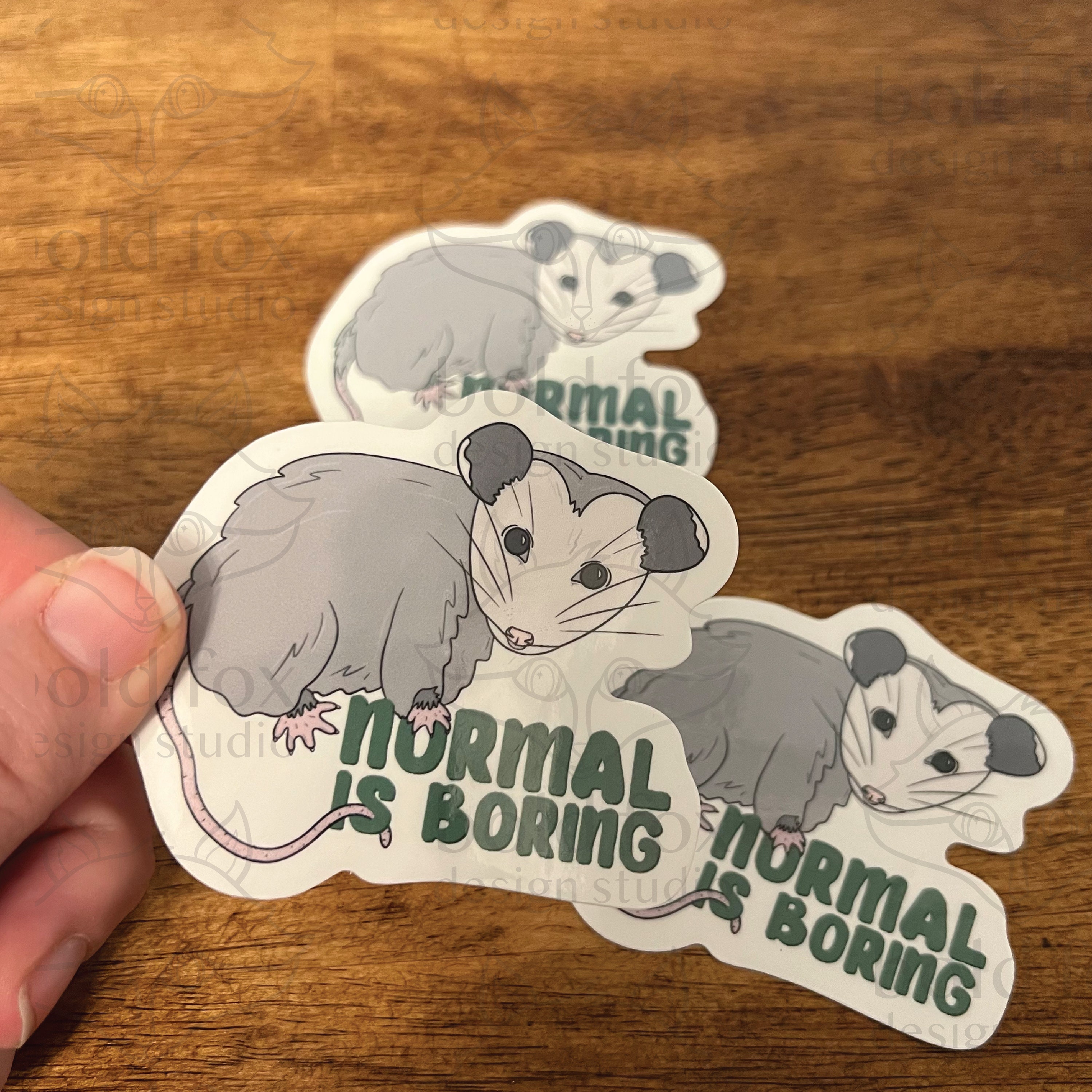 Punny Animal Stickers — Bold Fox Design Studio