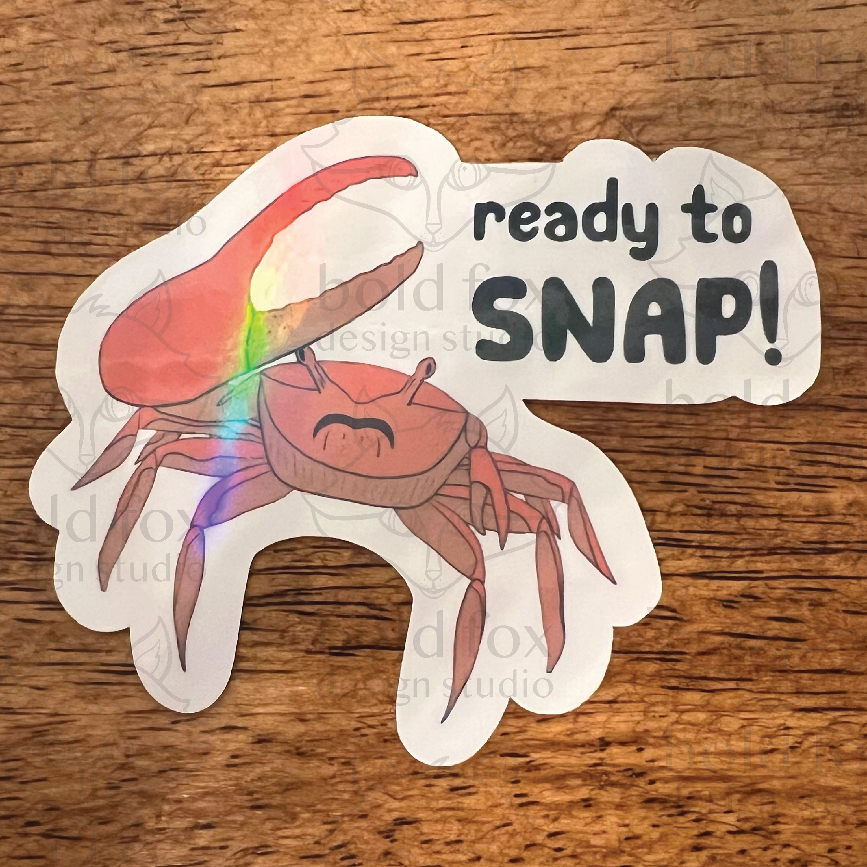 Punny Animal Stickers — Bold Fox Design Studio