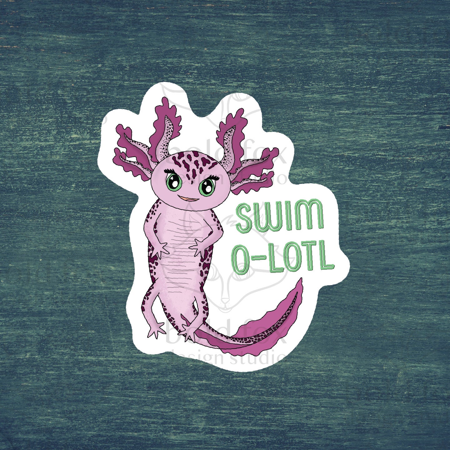 Punny Animal Stickers — Bold Fox Design Studio