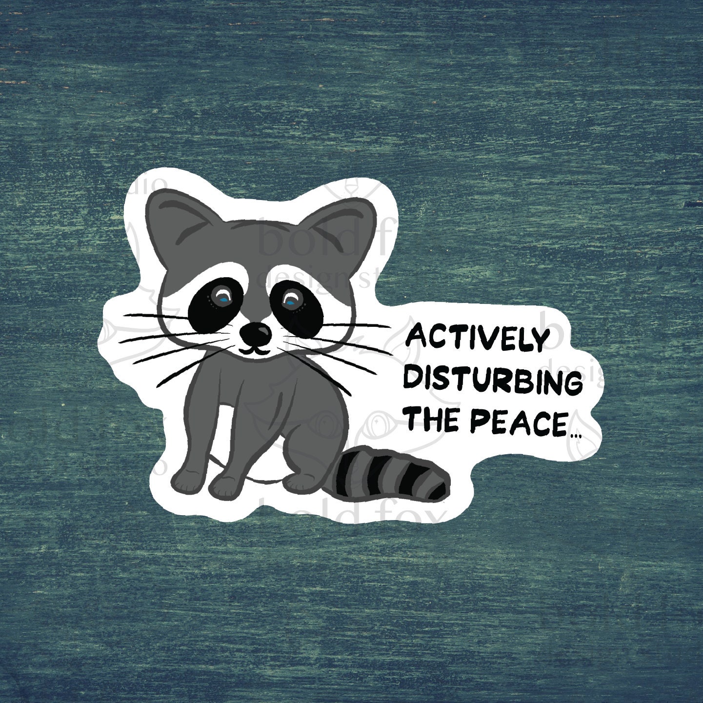 Punny Animal Stickers — Bold Fox Design Studio