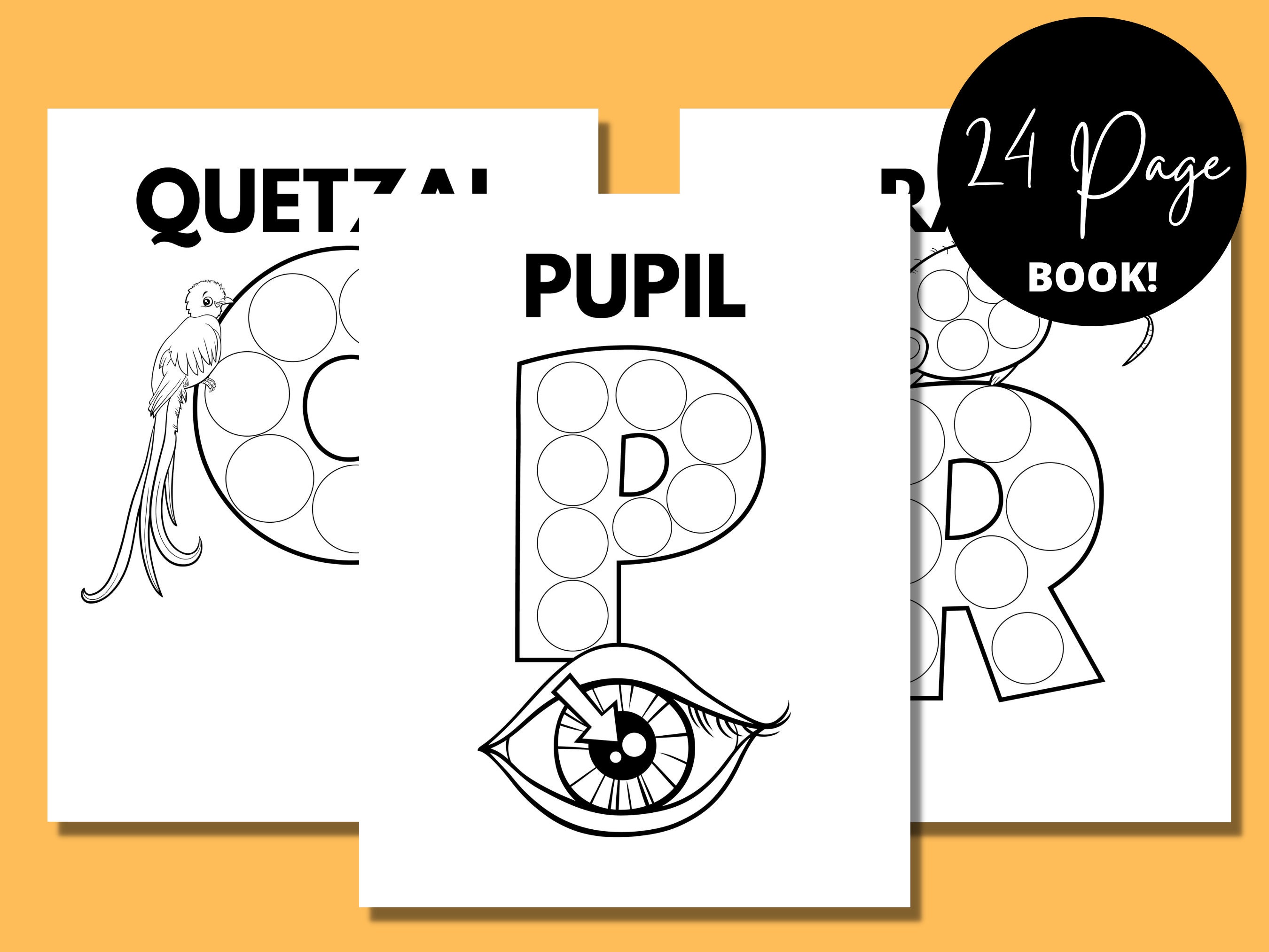 Alphabet Coloring Book, Adult Coloring Book, Alphabet Gifts, Custom ...