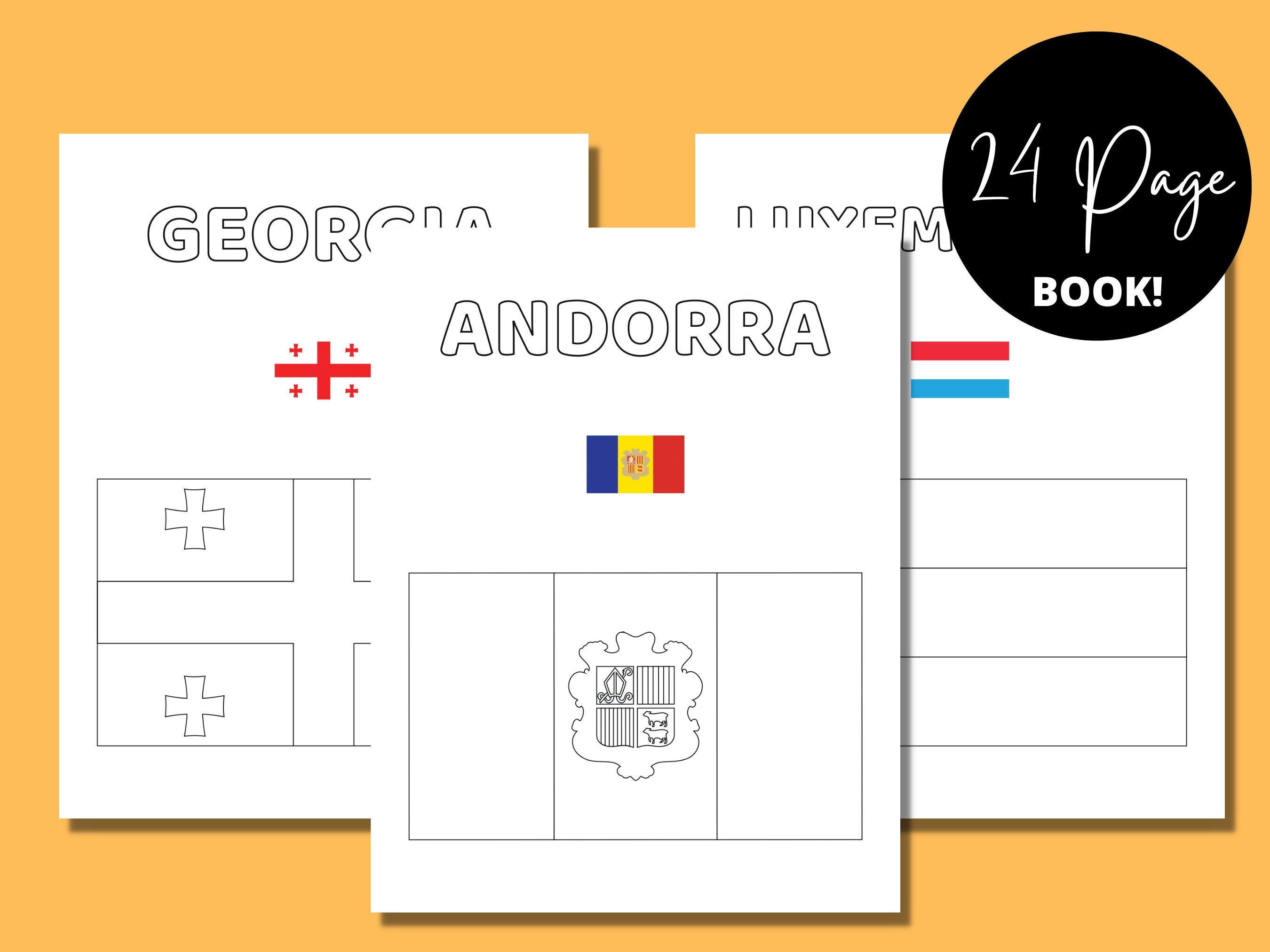 Flags Coloring Book Adult Coloring Book Flags Gifts Custom - Etsy