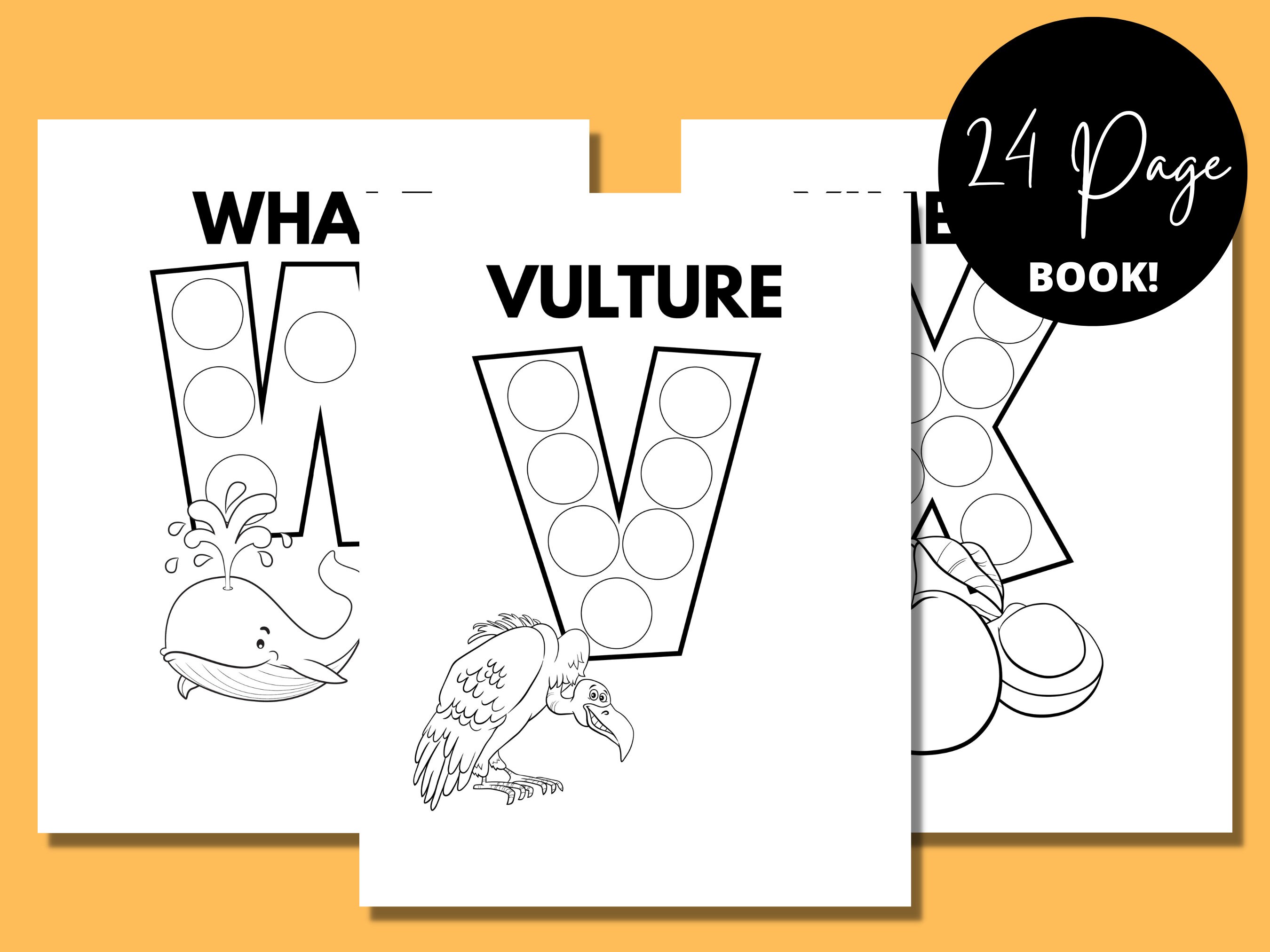 Alphabet Coloring Book, Adult Coloring Book, Alphabet Gifts, Custom ...