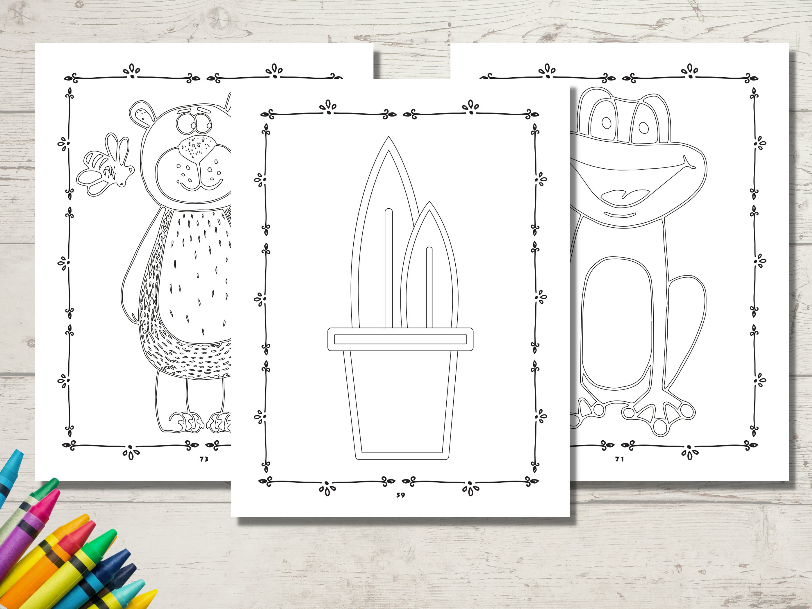 Things Jumbo Coloring Book, Adult Coloring Book, Jumbo Gifts, Custom ...