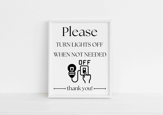 Turn off Lights Wall Art Prints Wall Decor Printable Wall - Etsy