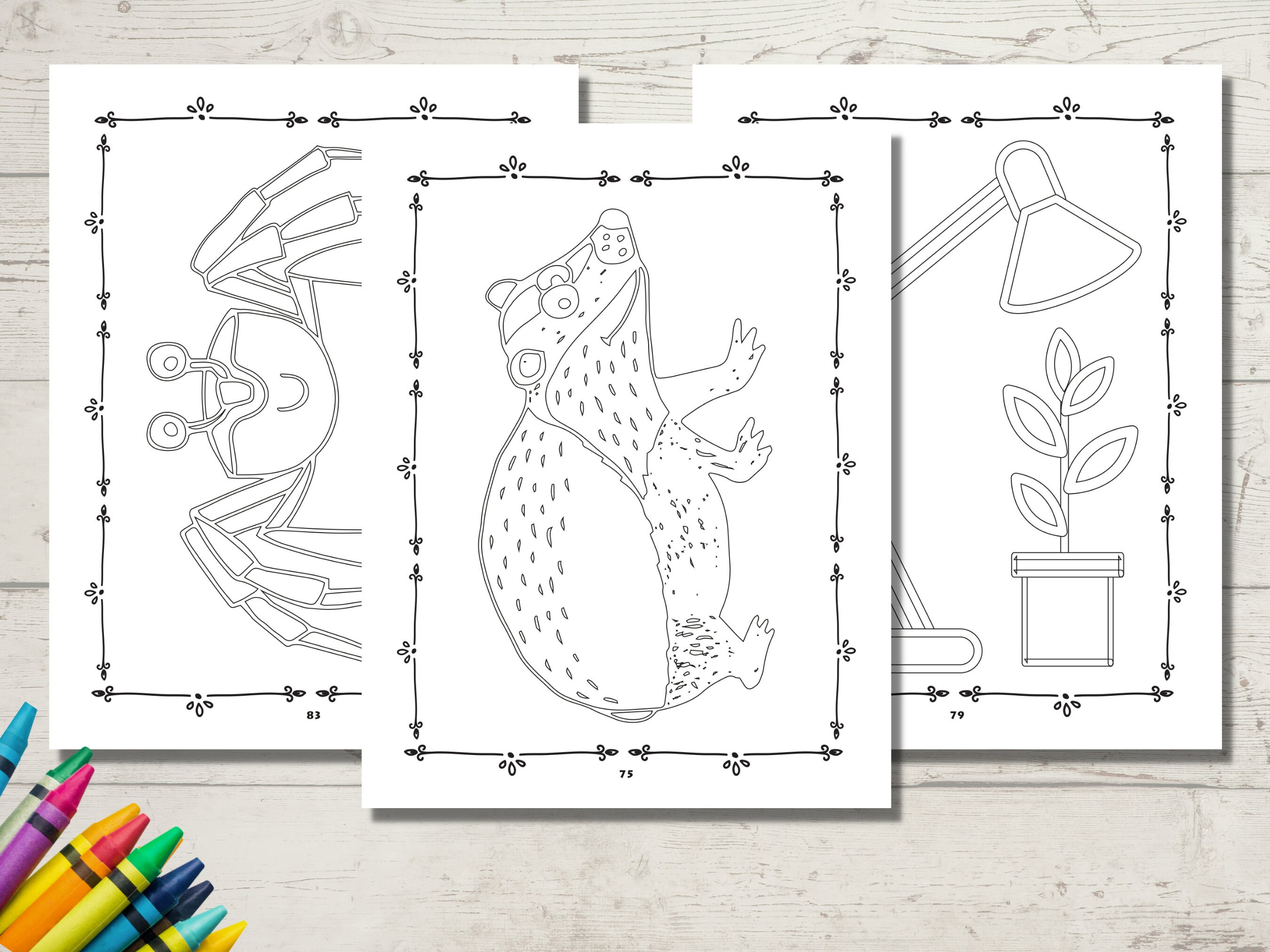 Things Jumbo Coloring Book, Adult Coloring Book, Jumbo Gifts, Custom ...