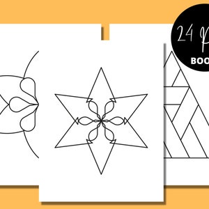 Geometric Shapes Coloring Book Adult Coloring Book Geometric - Etsy