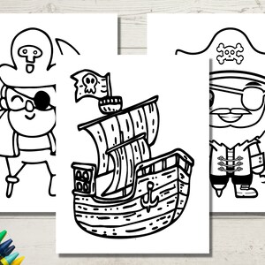 Pirates Coloring Book Adult Coloring Book Pirates Gifts - Etsy