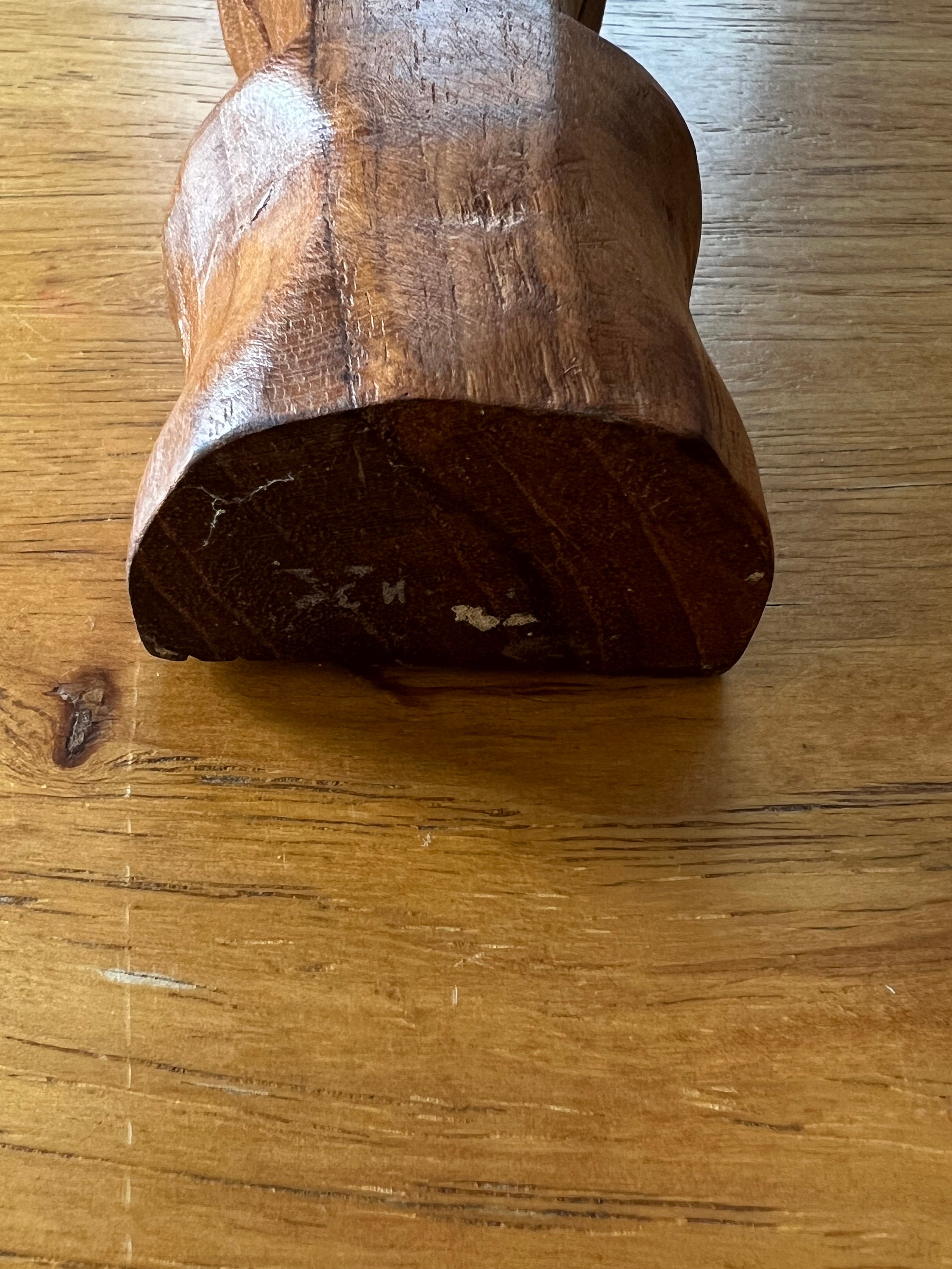 Atomic MCM Hand Carved Cat Figurine - Etsy