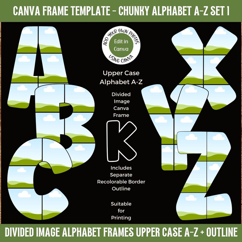 Alphabet Divider - Etsy