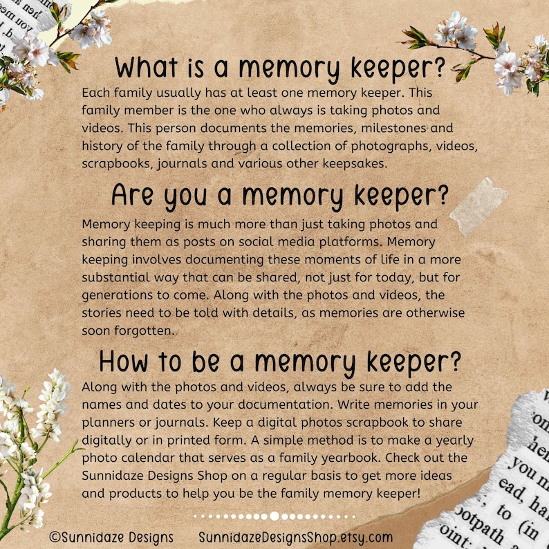 Photo Collage 6x8 Canva Scrapbook Templates Set 2 Square Corner Digital ...