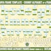 Chunky Divided Font: Lower Case Alphabet Fillable Canva Frame Template ...