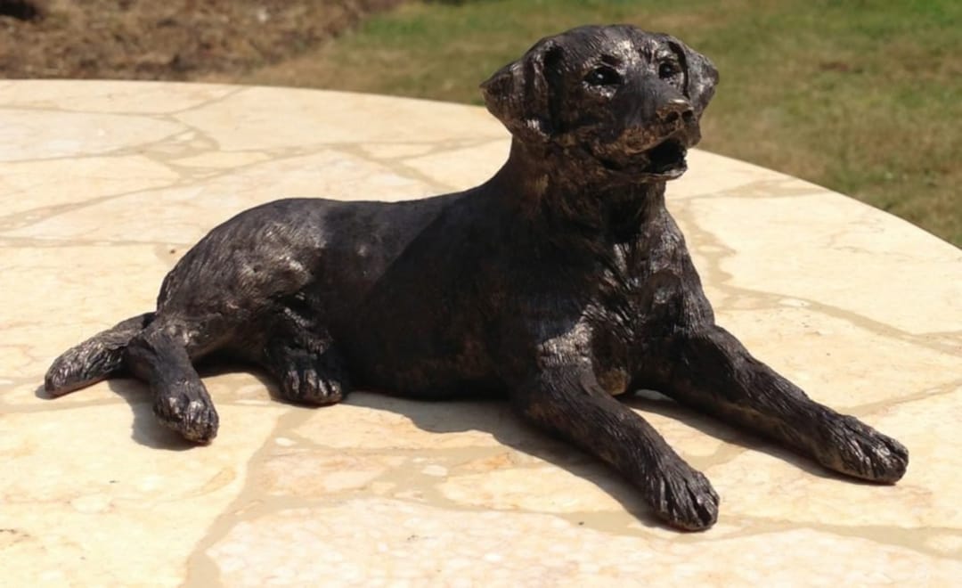 Labrador Bronze Sculpture Shelf Decor Anniversary Gift - Etsy