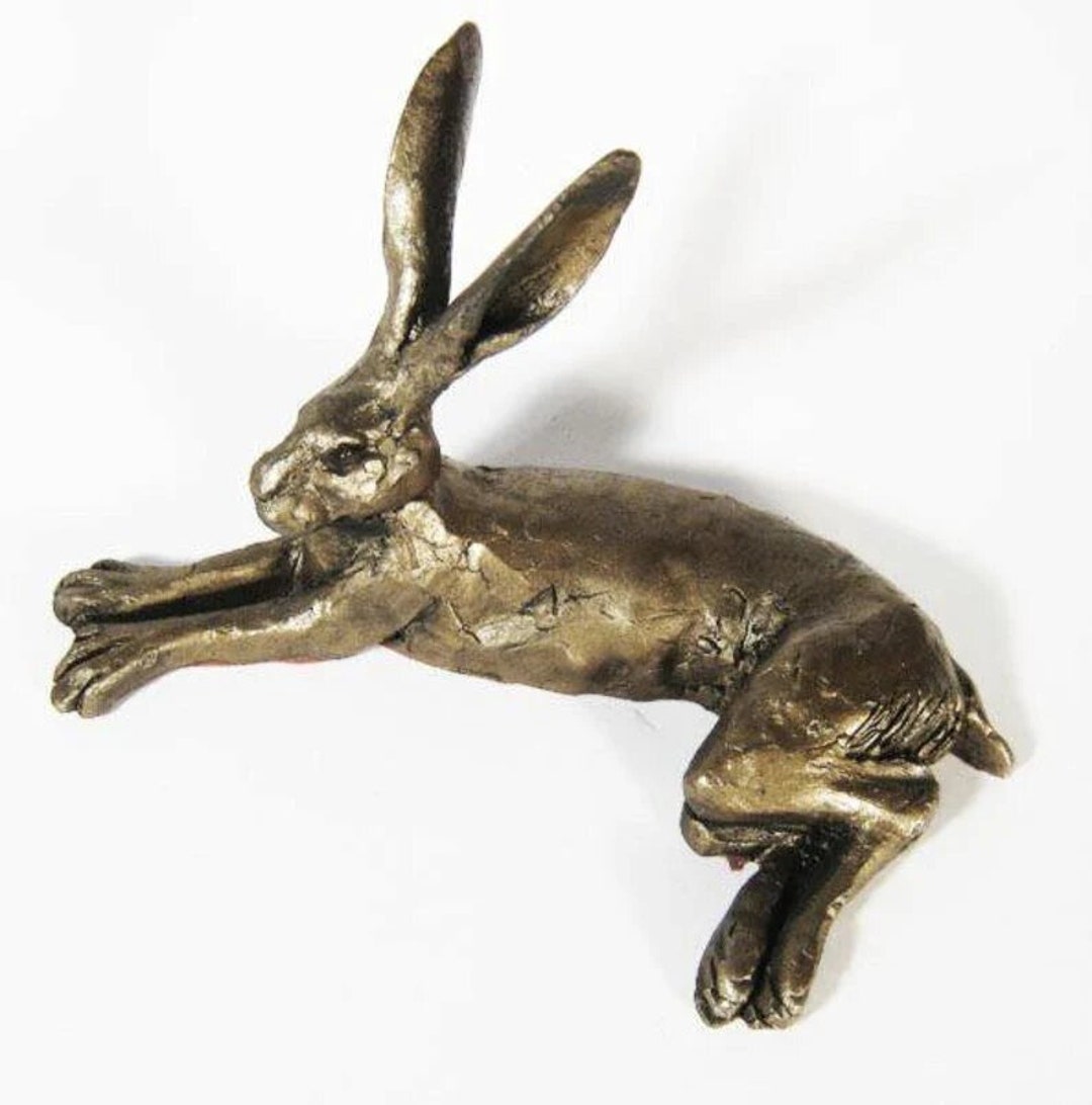 Harvey Hare Bronze Sculpture Animal Figurine Shelf Decor Birthday Gift - Etsy
