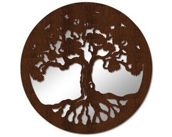 Tree of Life Garden Mirror - Etsy UK