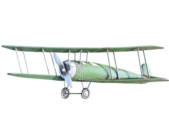 Biplane Metal Decor - Etsy