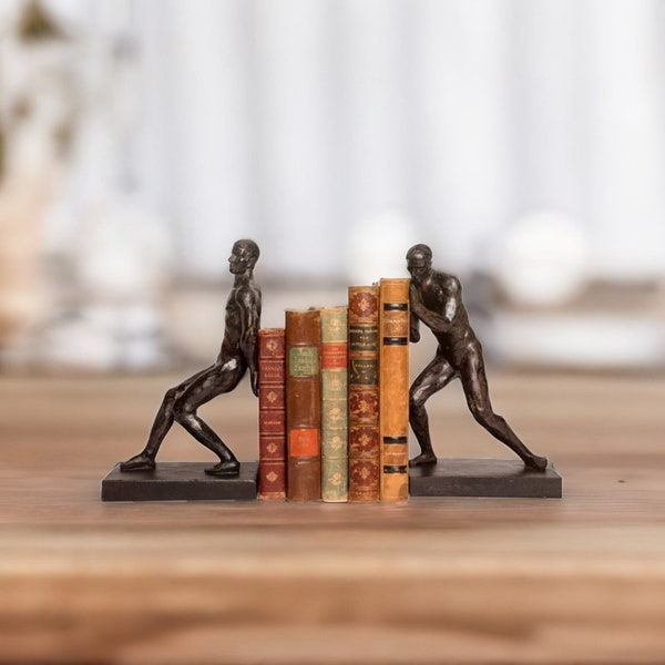 Bronzed Bookends - Etsy