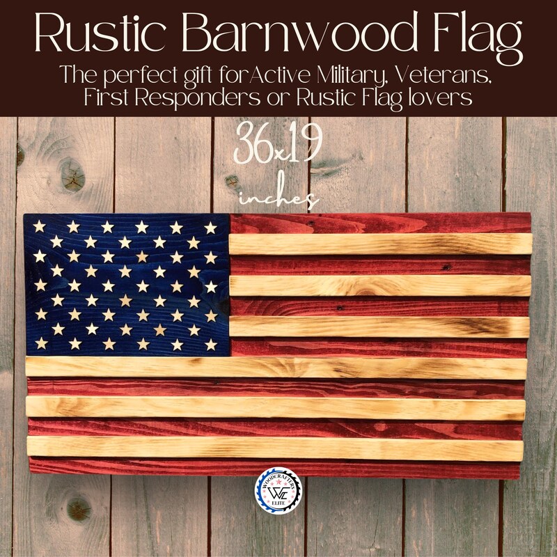 Rustic American Flag - Etsy