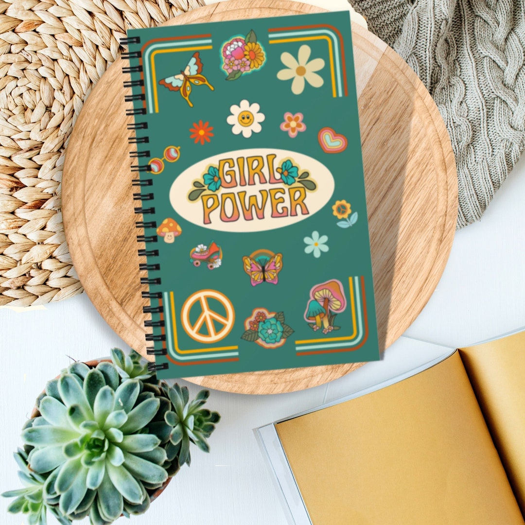 Girl Power, Spiral Notebook, College Grad Journal, Feminist Notebook ...