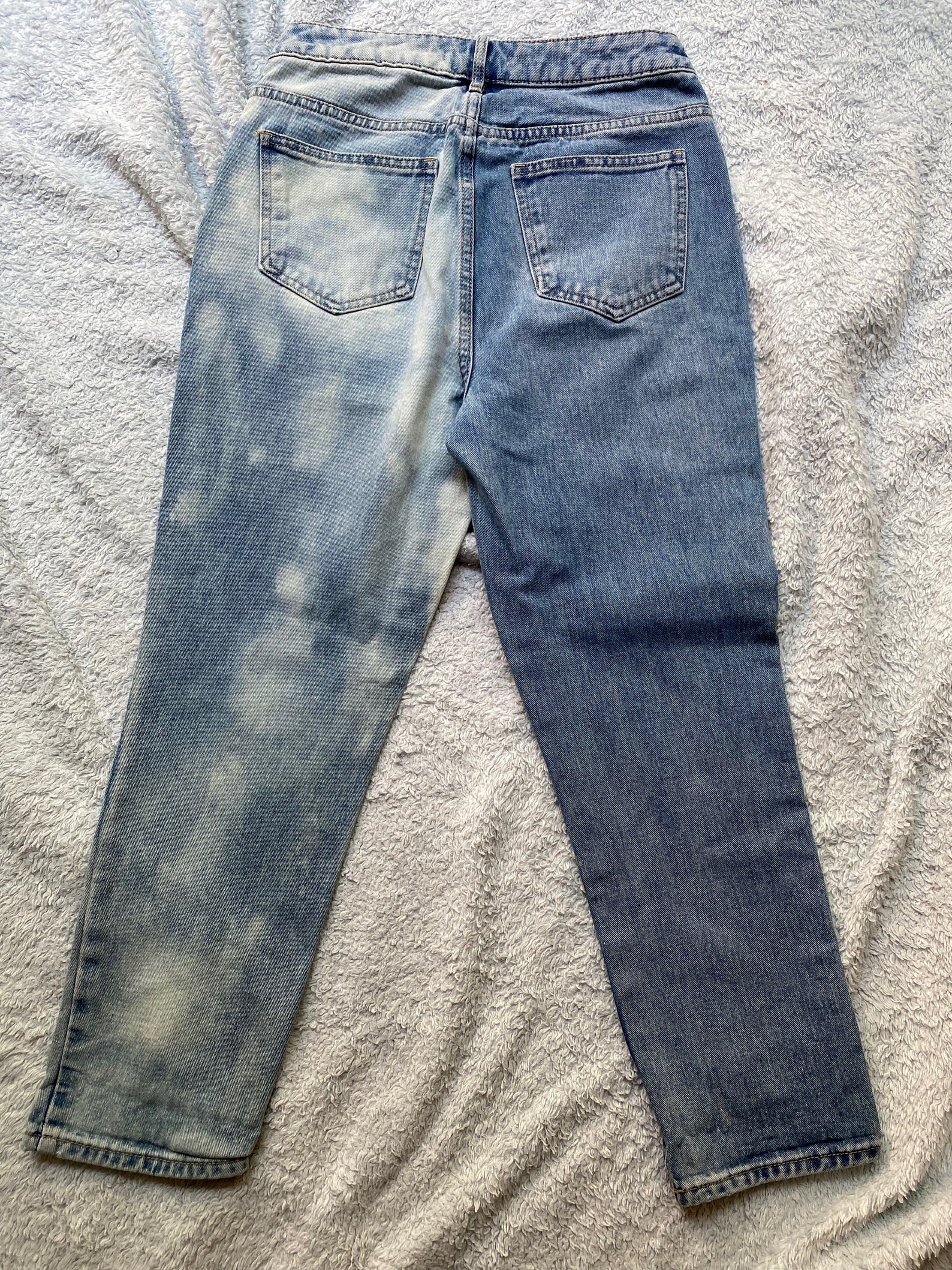 Checkerboard Two Tone Jeans - Etsy