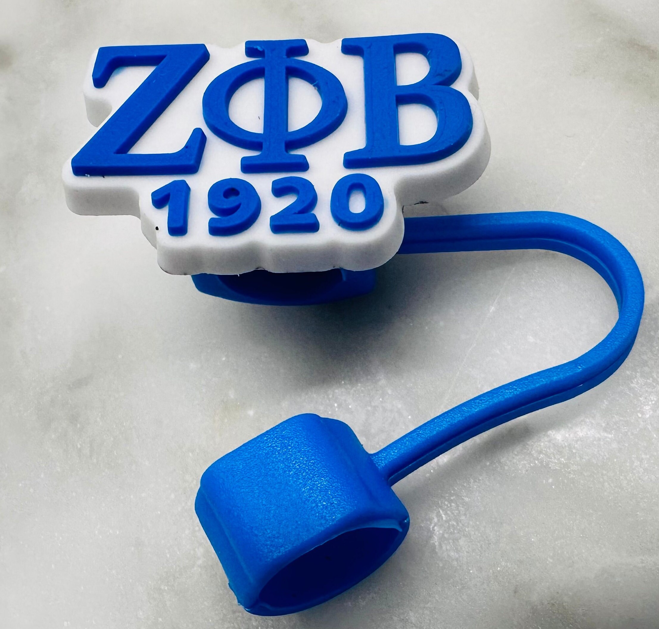 Zeta Phi Beta Sorority Stanley Straw Cover Caps 3-piece Set - Etsy