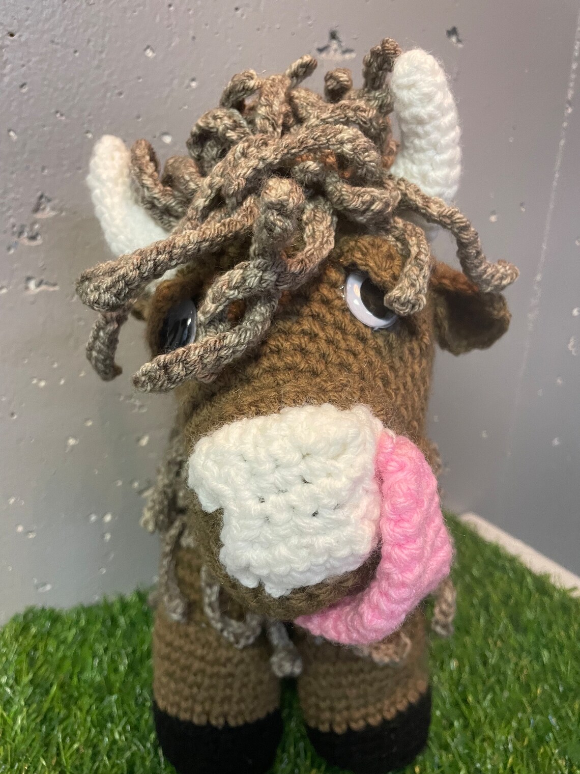 Crocheted Highland Cow - Etsy
