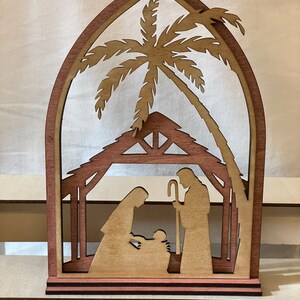 Laser-cut Wooden Nativity Scene - Etsy