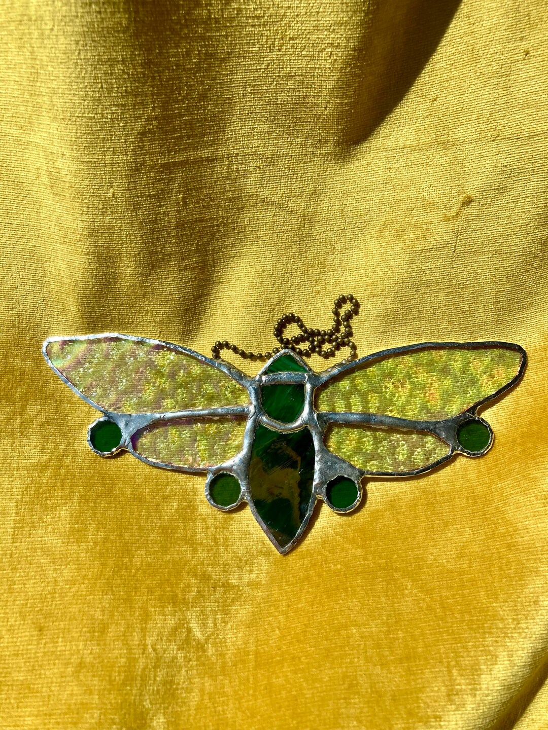 Stained Glass Bug, Cicada Art, Moth Art, Bug Ornament, Wing Art ...