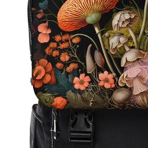 Mushroom Backpack Dark Academia Laptop Backpack Goblincore Backpack for ...