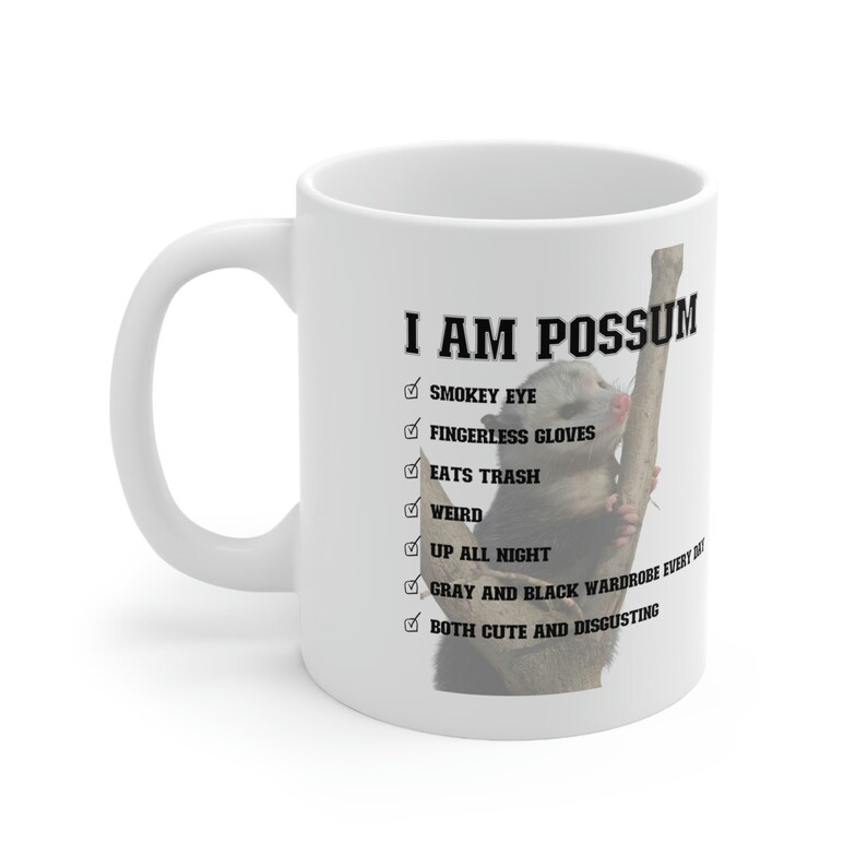 Funny Possum Mug Gift Possum Gift for Possum Lovers Funny Opossum ...