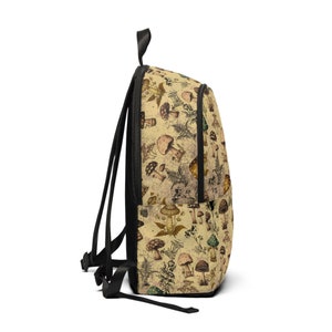 Vintage Mushroom Backpack Goblincore Dark Cottagecore Backpack ...