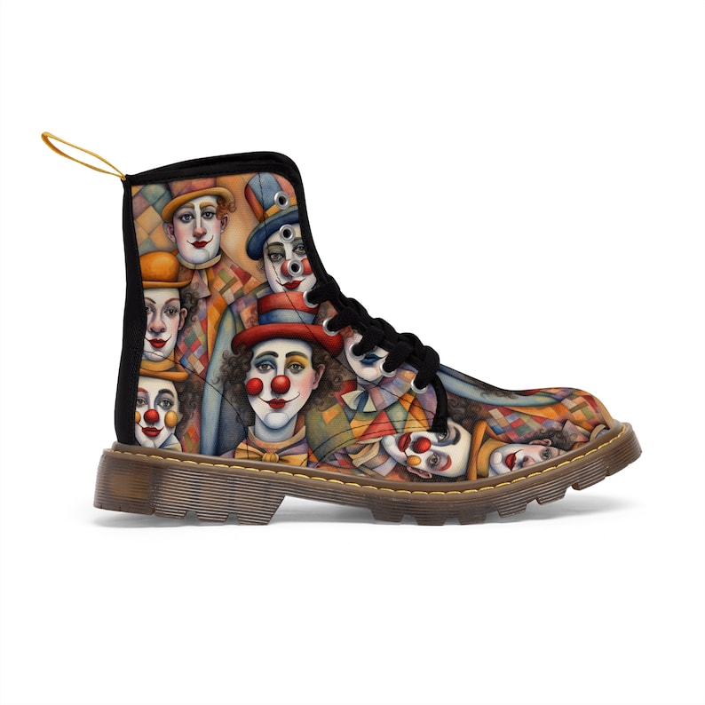 Clowncore Clown Boots Vegan Boots Clowncore Boots Weirdcore Boots Goth ...