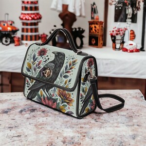 Raven Witchy Bag Goth Witch Crossed Body Bag Witchcraft Shoulder Bag ...