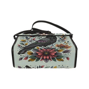 Raven Witchy Bag Goth Witch Crossed Body Bag Witchcraft Shoulder Bag ...