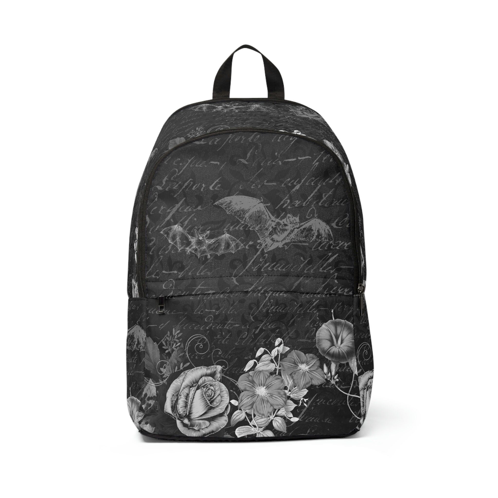 Bats Backpack Goth Backpack Witchy Backpack Dark Cottagecore - Etsy
