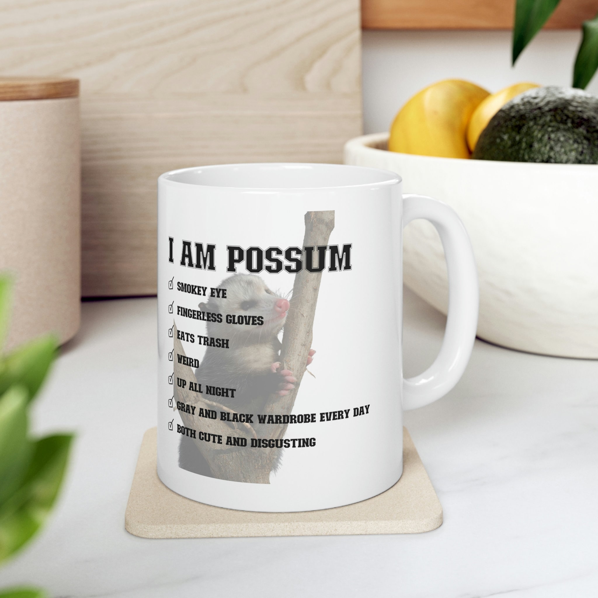 Funny Possum Mug Gift Possum Gift for Possum Lovers Funny Opossum ...