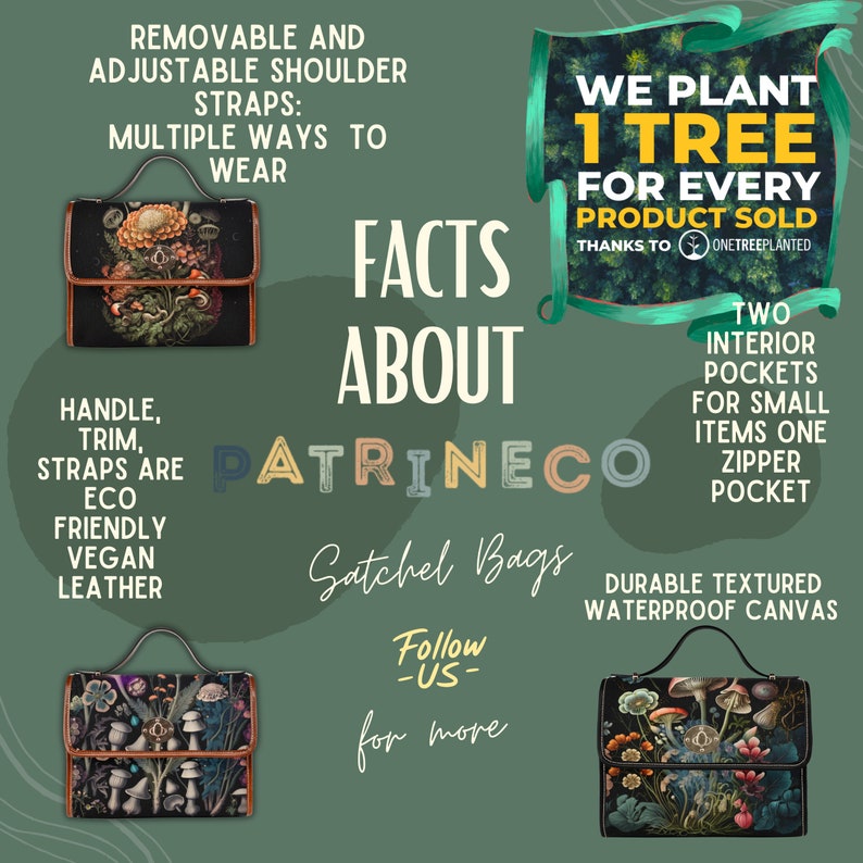 Mermaid Bag Mermaidcore Vintage Style Canvas Fantasy Satchel Bag Witchy ...