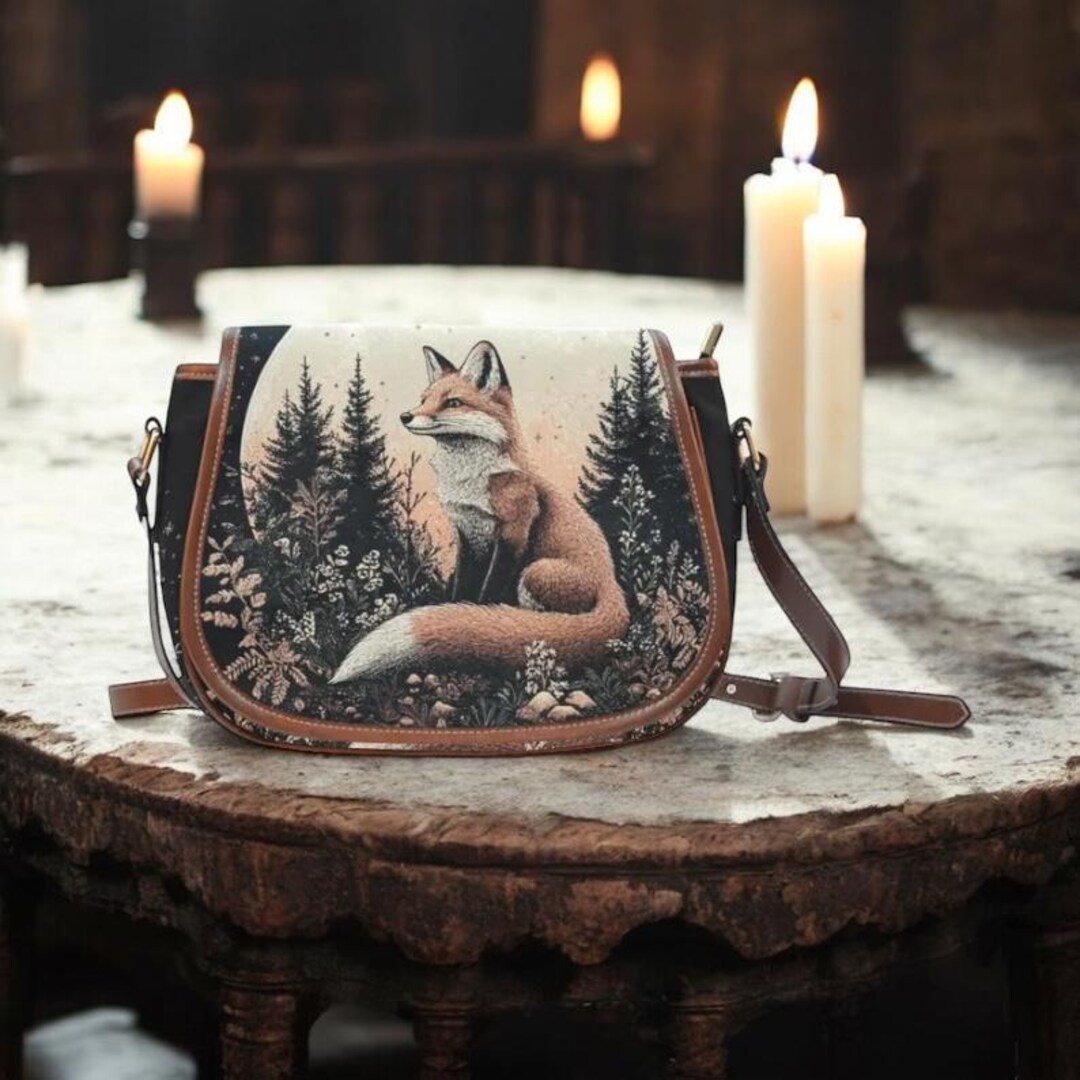 Whimsigoth Bag Dark Cottagecore Witch Saddle Bag Witchy Bag Mystic ...