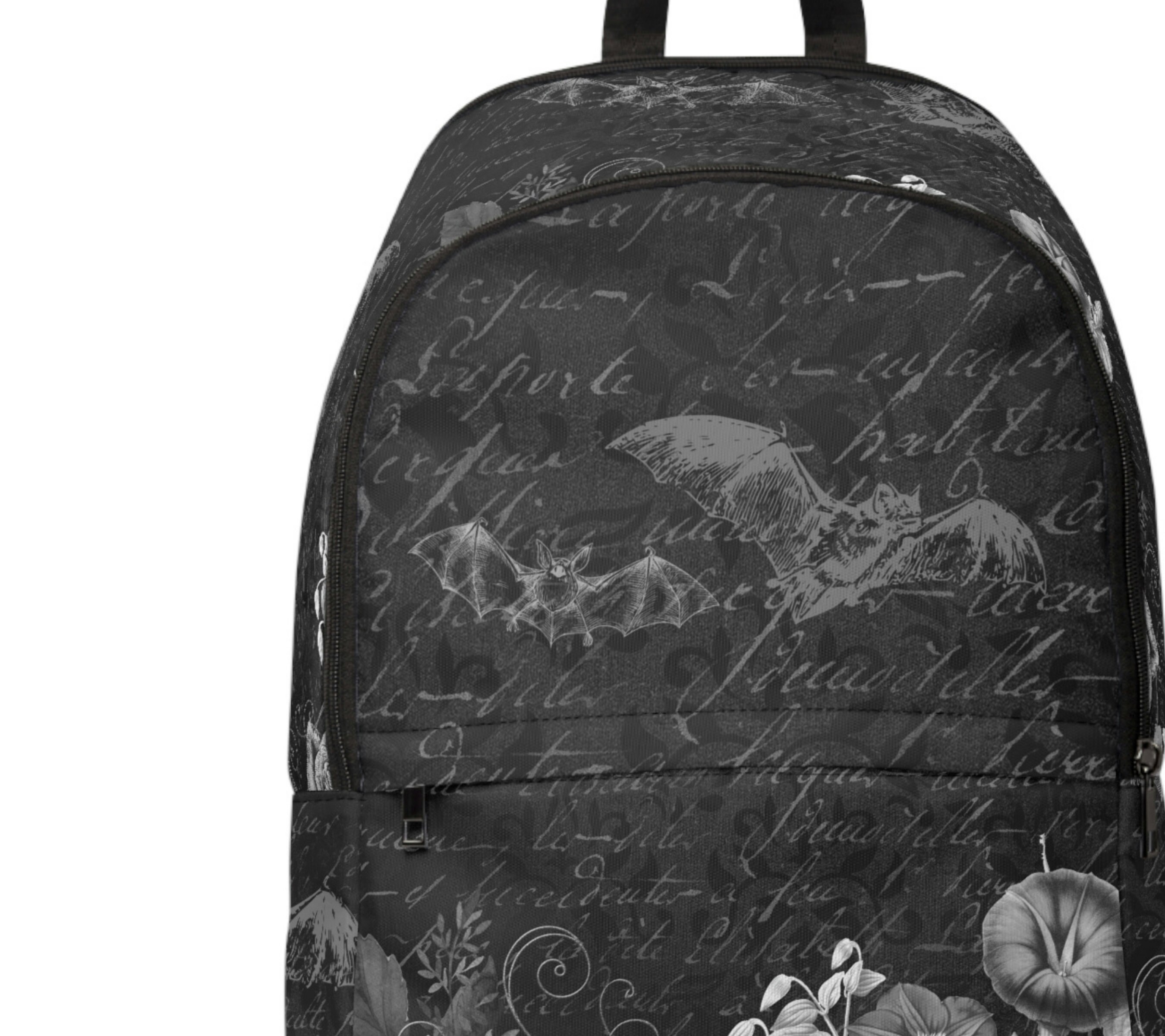 Bats Backpack Goth Backpack Witchy Backpack Dark Cottagecore - Etsy