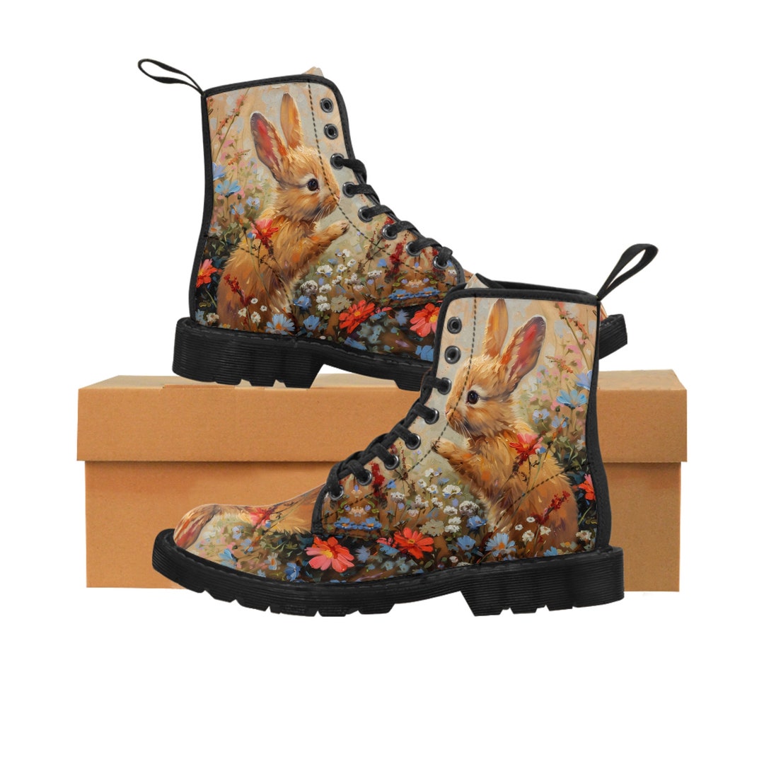 Rabbit Boots Cottagecore Boots - Etsy