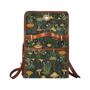 Whimsigoth Bag Dark Cottagecore Witch Canvas Satchel Bag Witchy Bag ...