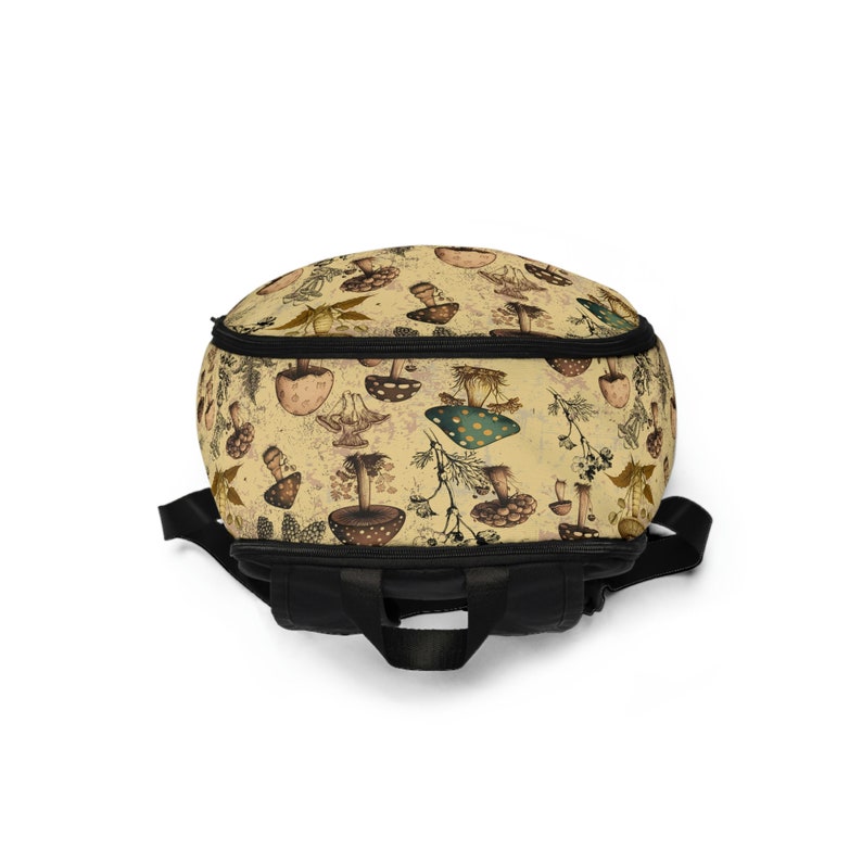 Vintage Mushroom Backpack Goblincore Dark Cottagecore Backpack ...