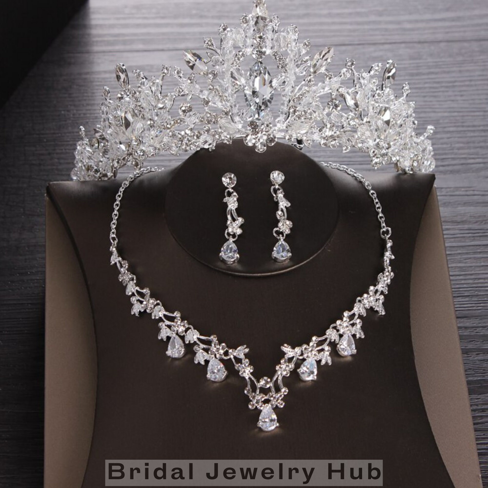 Set of 3 Bridal Tiara Set Tiara for Women Wedding Hair Piece Bridal ...