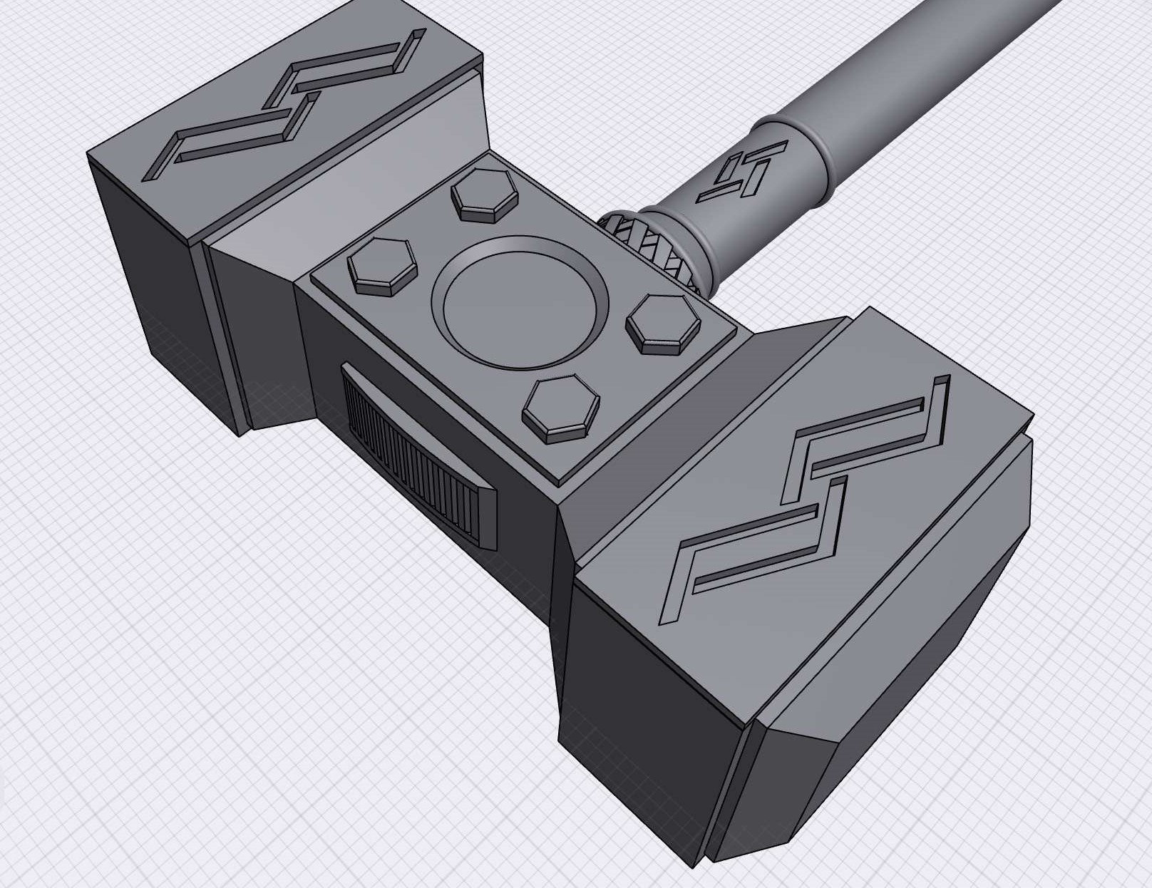 Artificer Steampunk Hammer STL Digital Download Files - Etsy