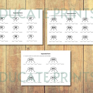 Place Value Worksheet Pack, Differentiated, Teaching Resource, Numeracy ...